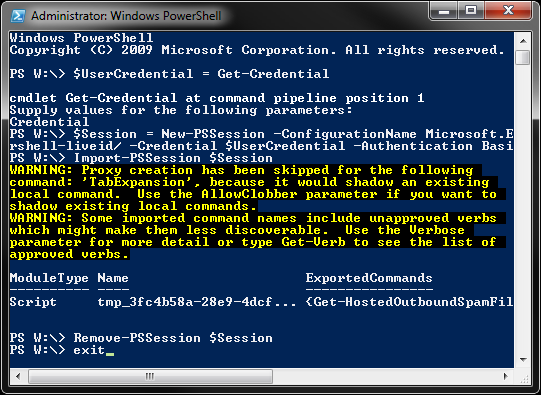 Connecting with PowerShell – American Farm Bureau Federation